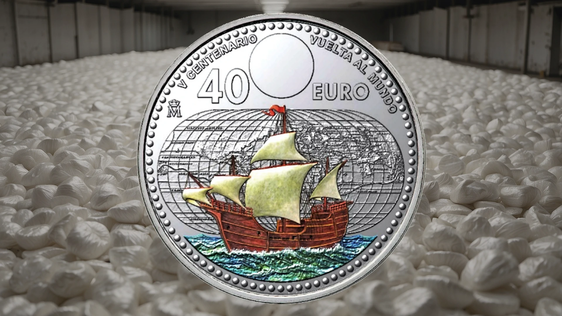 Moneda de 40 euros: ¿mejor quitarla de la bolsa de plástico?