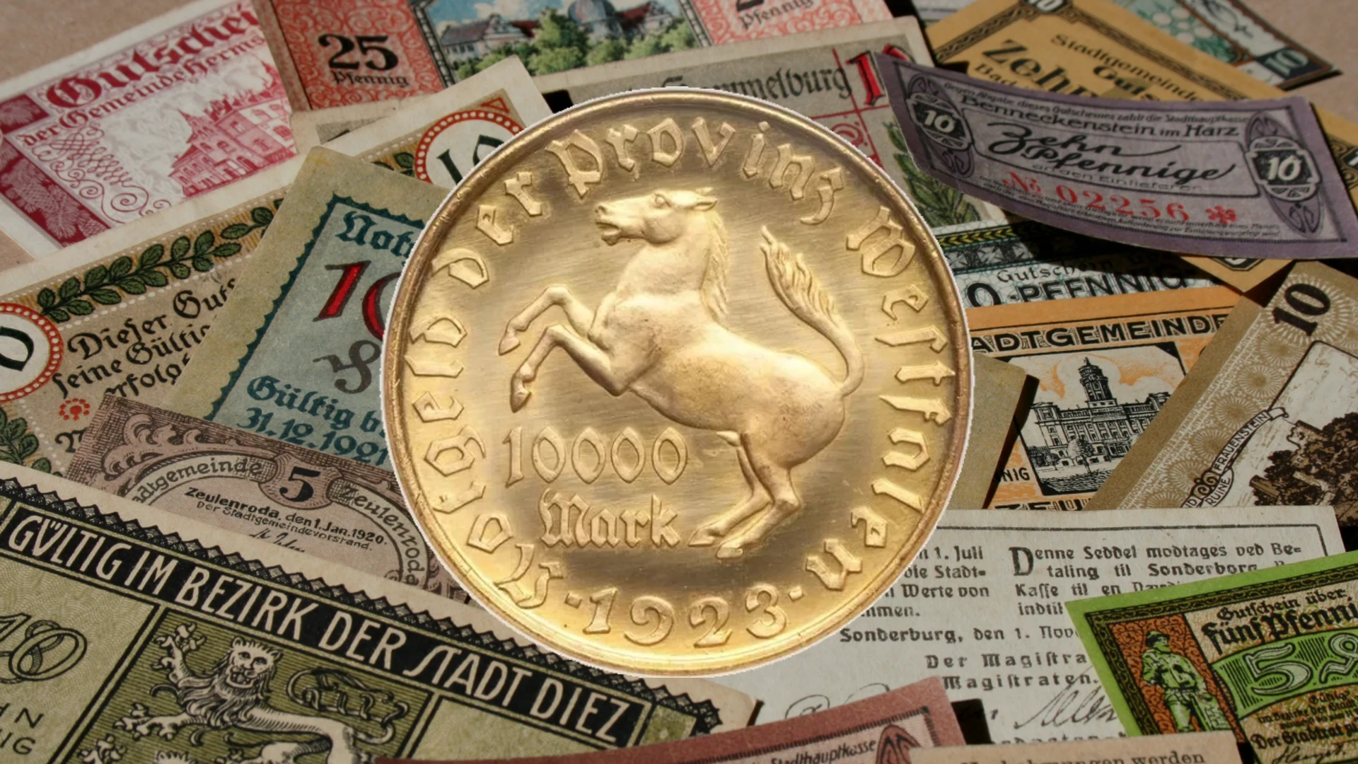 What are notgeld coins and notes? The World War I German emergency ...